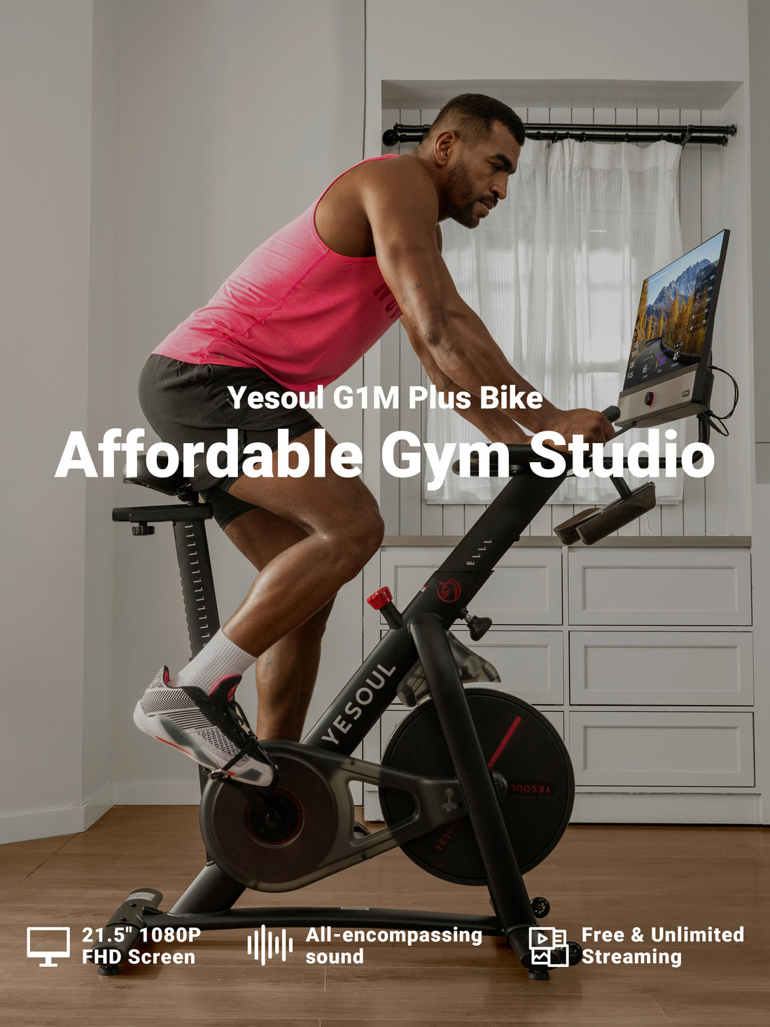 Yesoul G1M Plus Bike | Exercise Bike with Screen – Yesoul Fitness UK