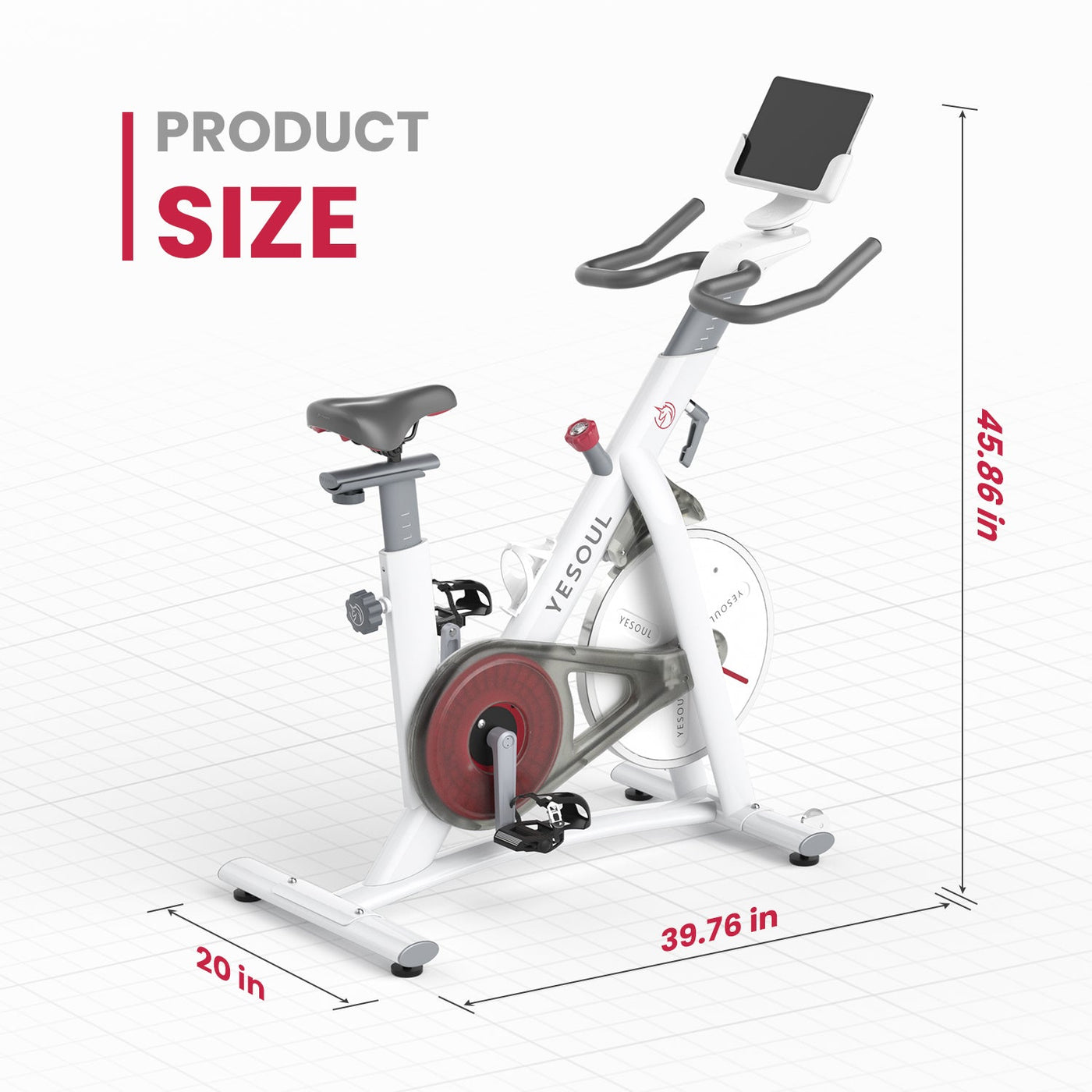 YESOUL S3 Indoor Exercise Bike - Best Smart Fitness Bike for Home Workouts