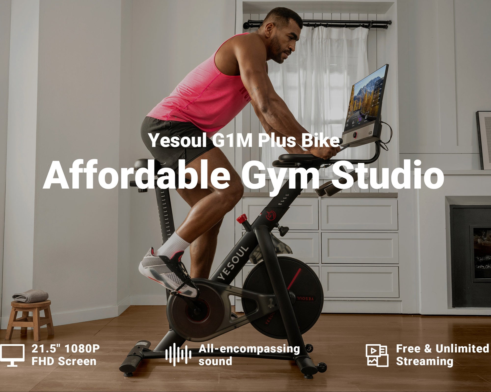 Yesoul G1M Plus Bike | Exercise Bike with Screen – Yesoul Fitness UK