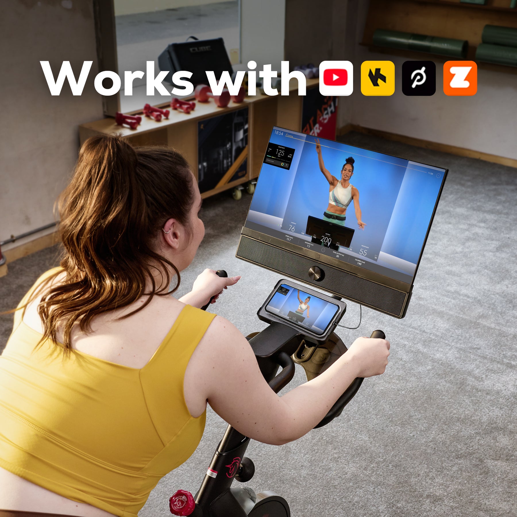Yesoul G1M Plus Bike | Exercise Bike with Screen